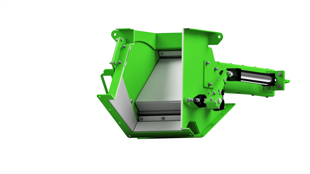 Single Blade Diverter w/ Externally Accessible Seals - PEBCO