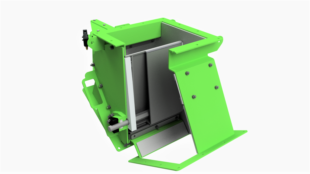 Single Blade Diverter w/ Externally Accessible Seals - PEBCO