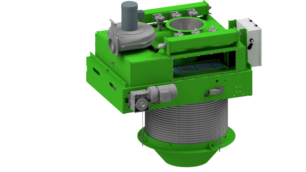 Self Contained Dustless Loading Spout - PEBCO