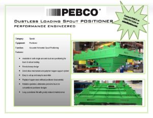 Dustless Loading Spout Positioner - PEBCO